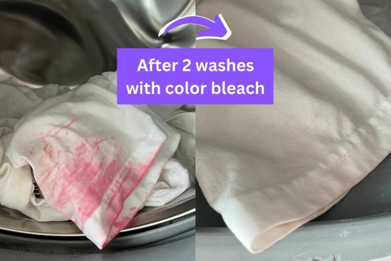 White Clothes Turning Red/Pink After Washing with Bleach